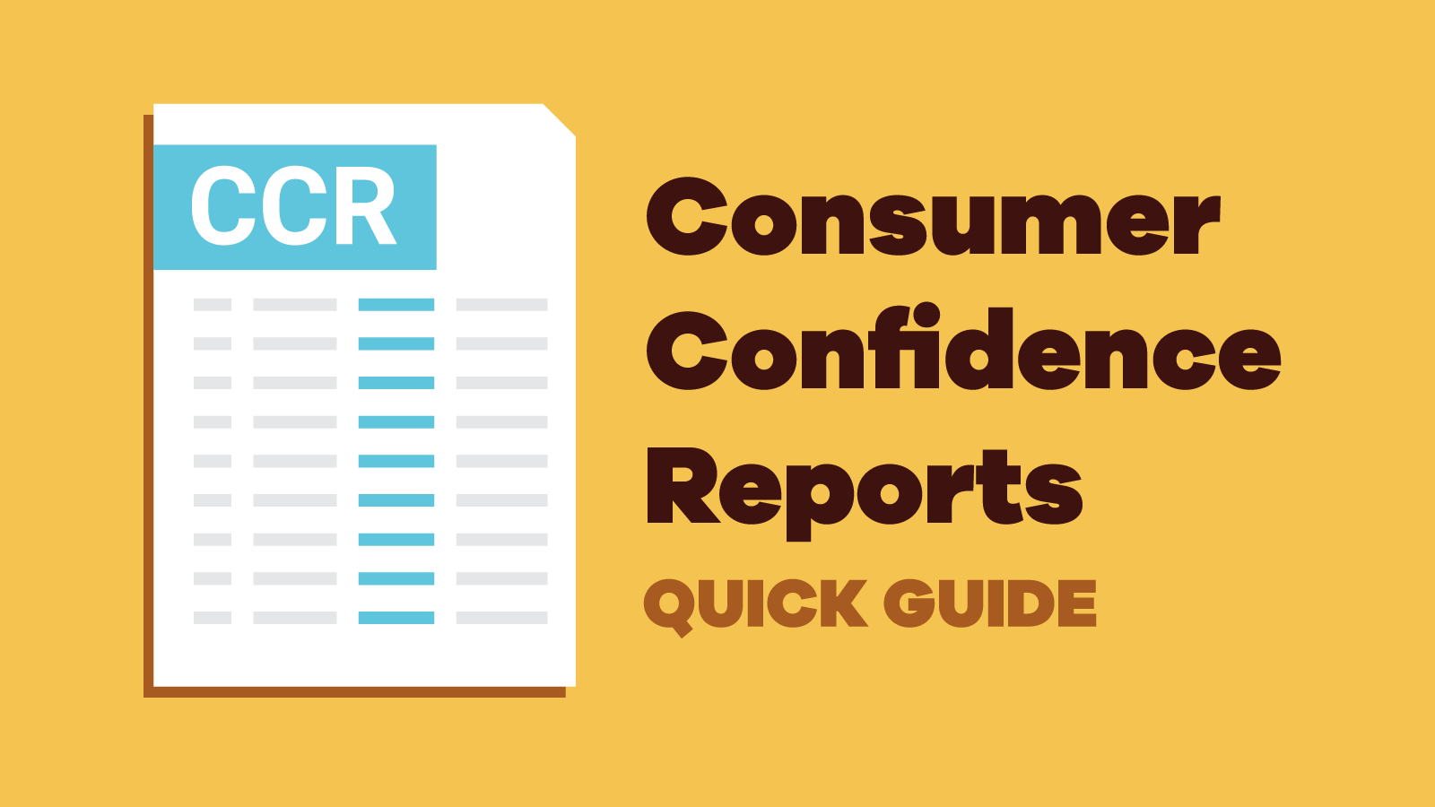 What Is a Consumer Confidence Report (CCR)? – SimpleLab Tap Score
