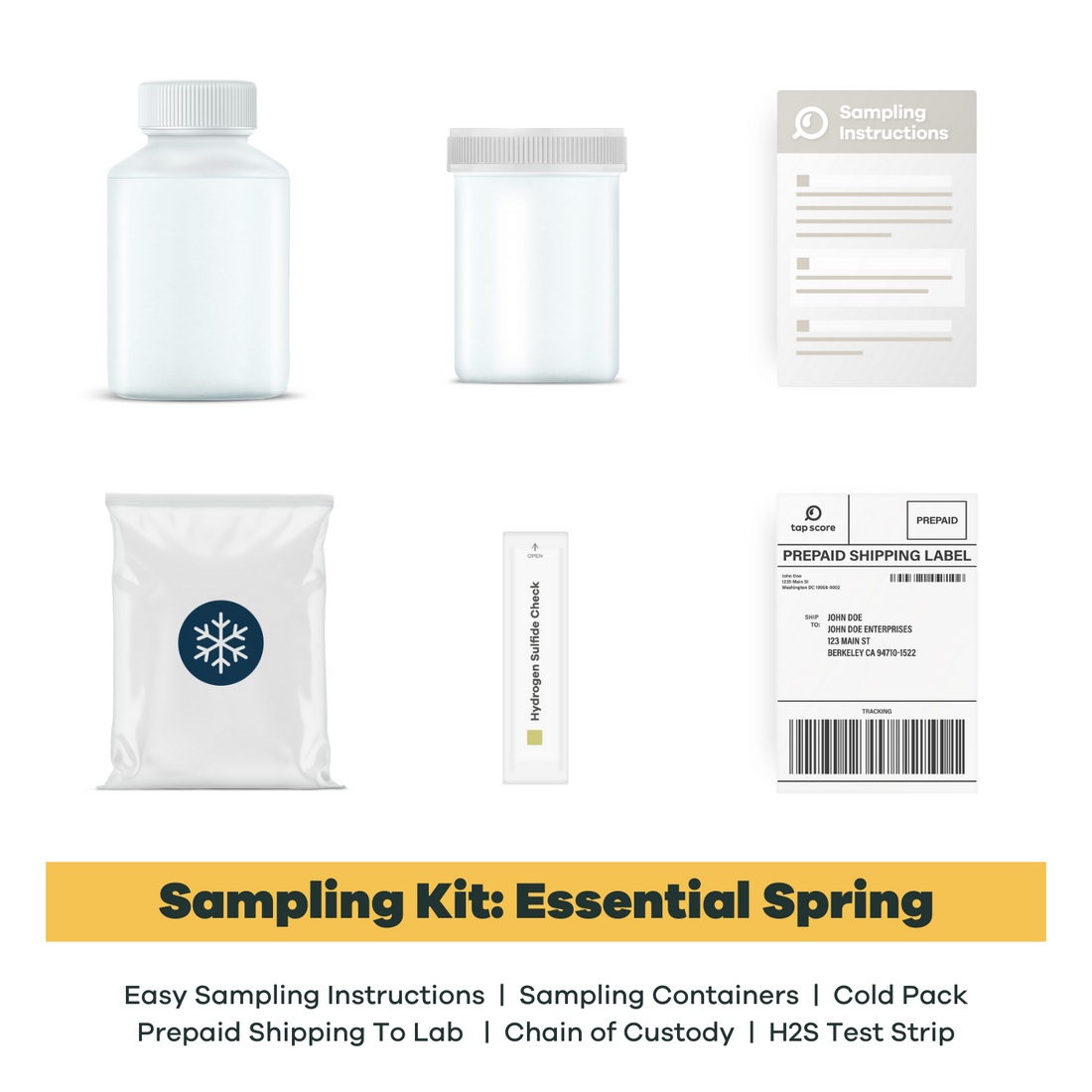 Essential Spring Water Test Kit | Accredited Laboratory – SimpleLab Tap ...