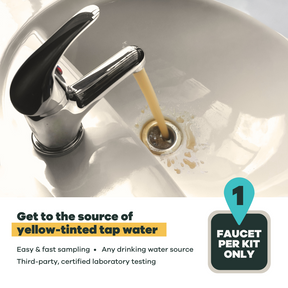 Yellow Tap Water Test Kit [Certified Laboratory] – SimpleLab Tap Score