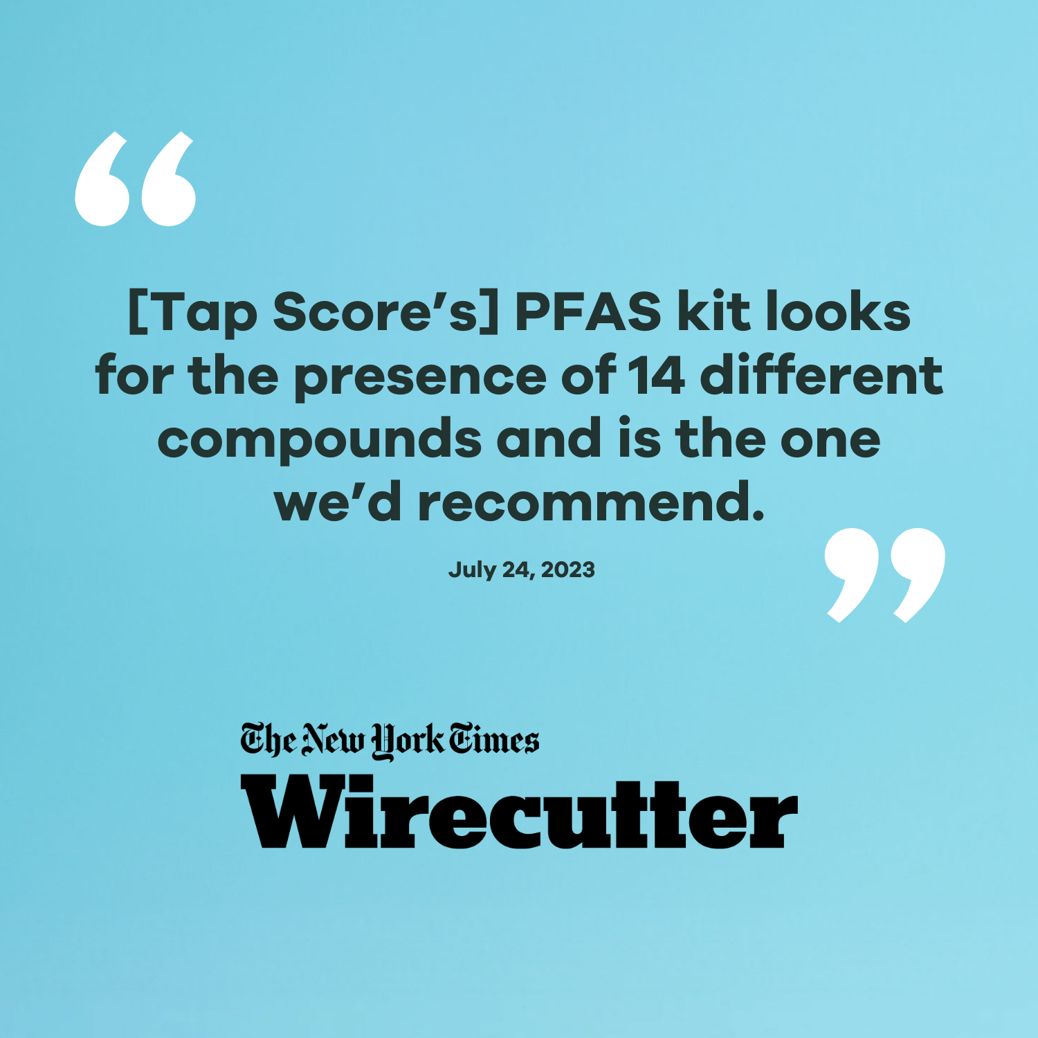 PFAS Tap Water Test Kit | Certified Laboratory – SimpleLab Tap Score